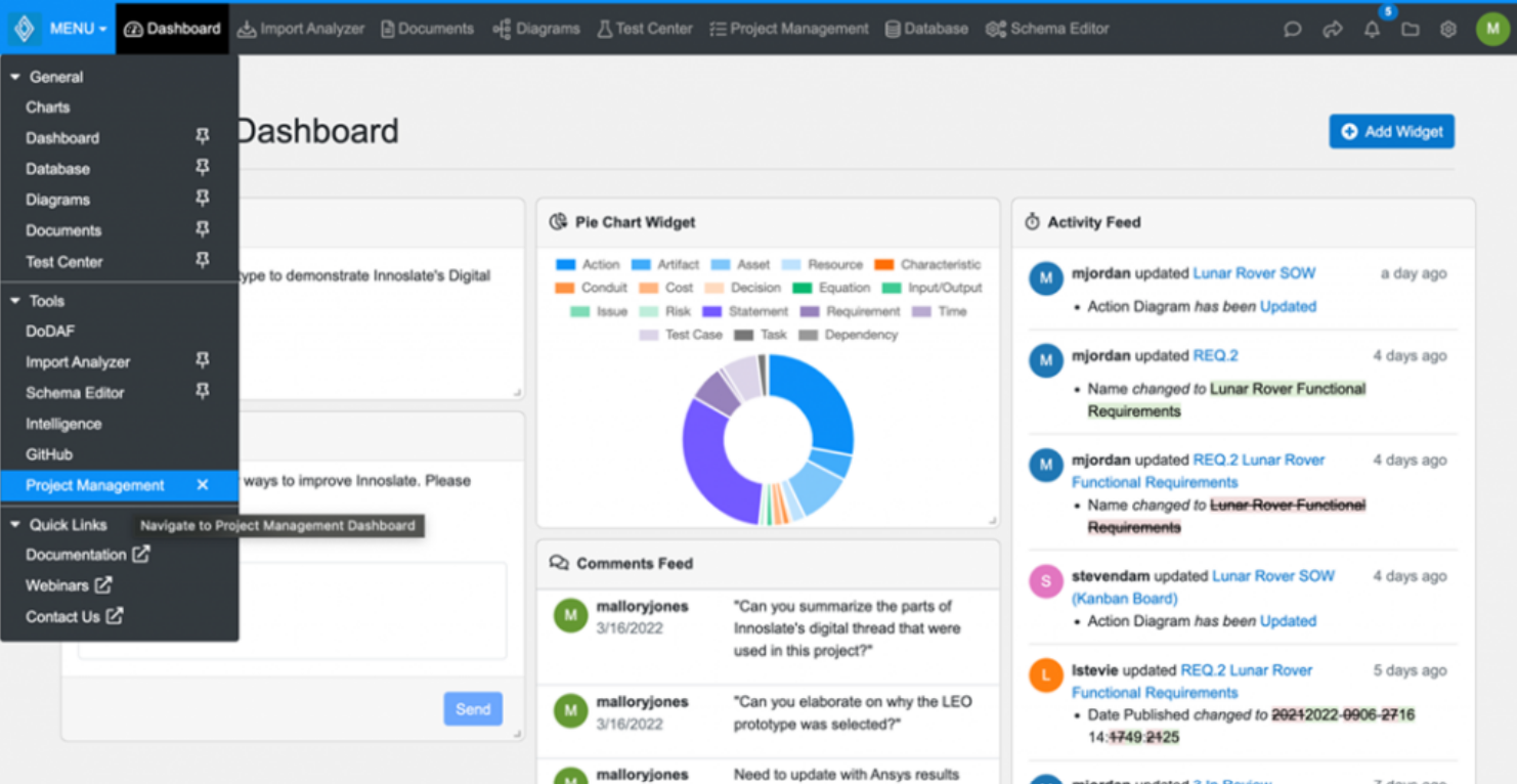 Innoslate Improves Project Management