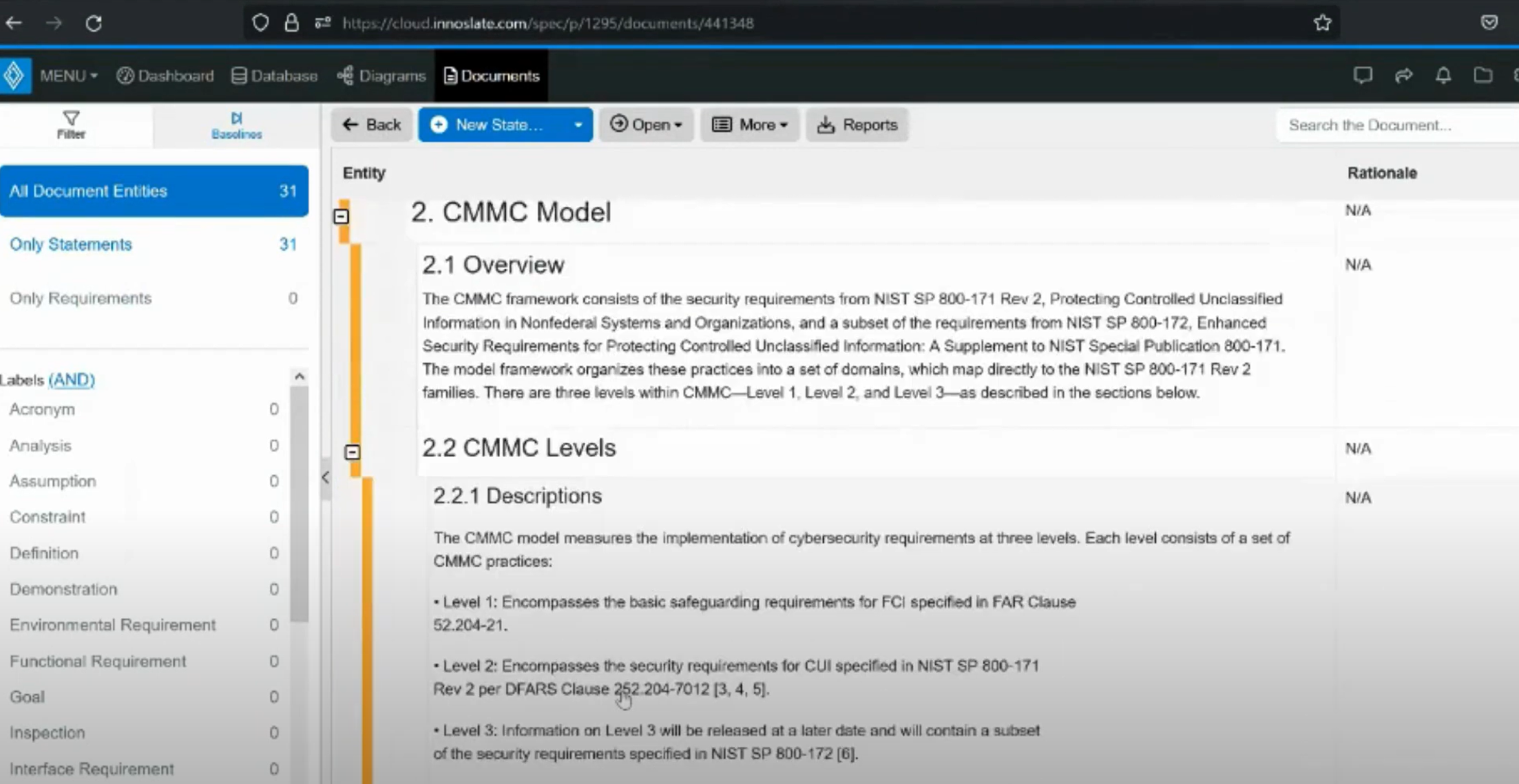 Innoslate's Cybersecurity Capabilities: Safeguarding the Digital World